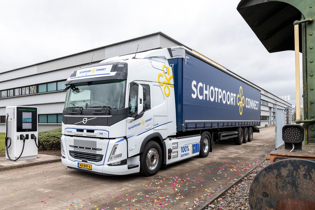Schotpoort Connect zet Volvo FM Electric in voor NS